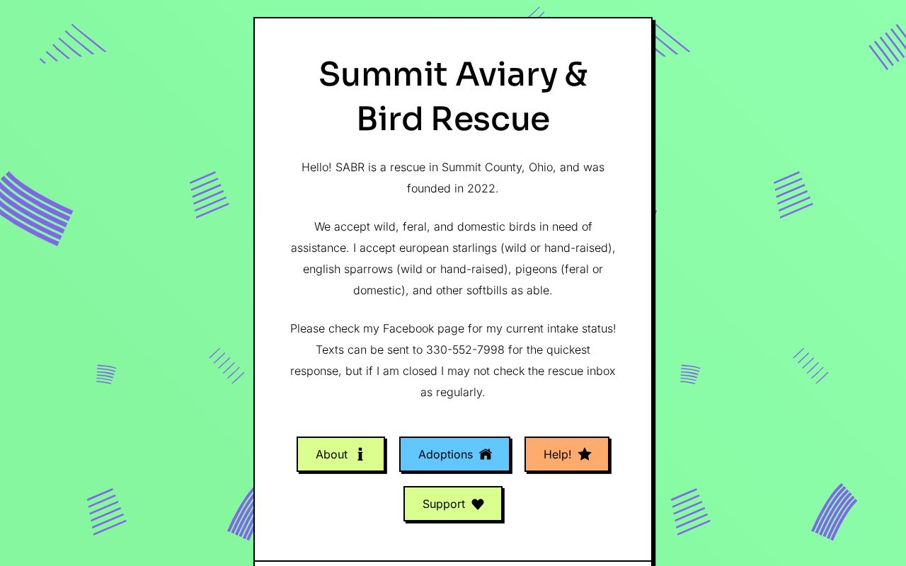 Summit Aviary and Bird Rescue